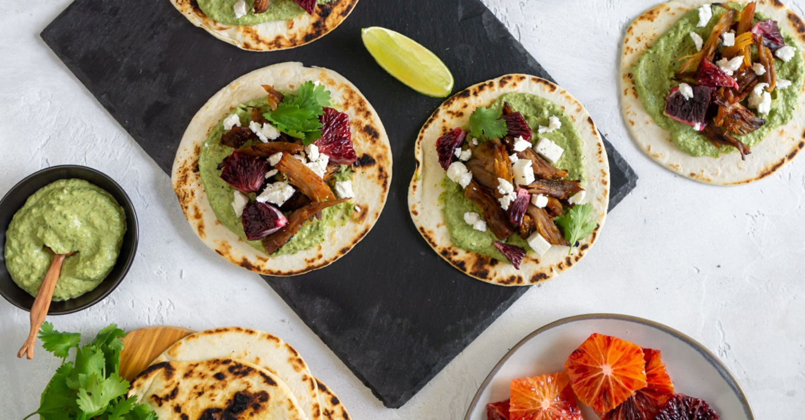 Blood Orange Pork Carnitas Tacos - JZ Eats