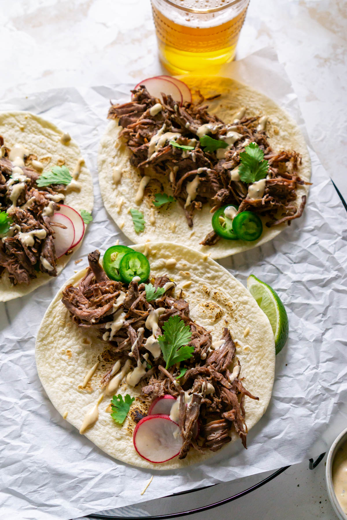 Slow Cooker Barbacoa Tacos