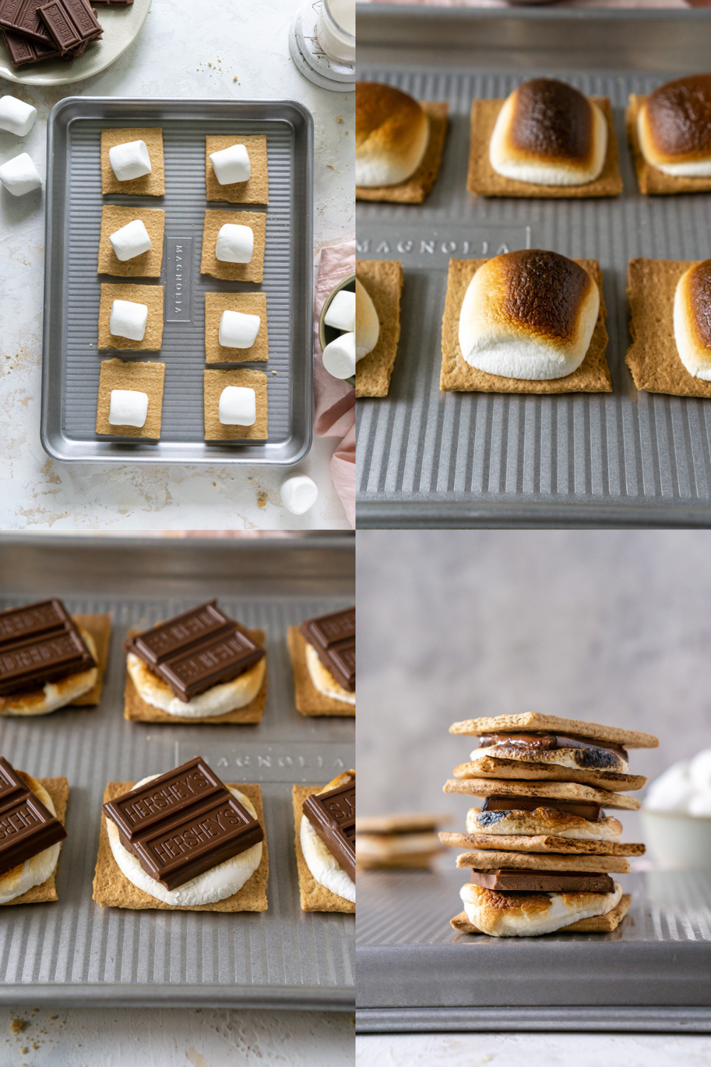 Super Easy S'mores in the Oven - JZ Eats