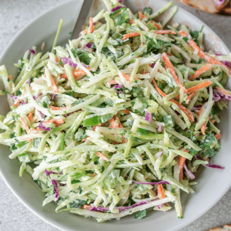 5 Minute Fish Taco Slaw - JZ Eats
