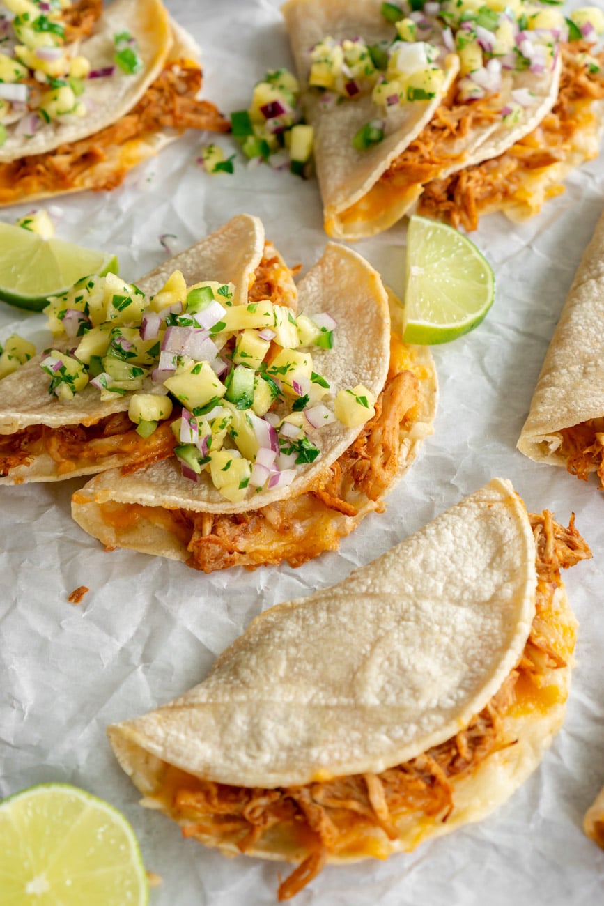 Baked Chicken Tacos Recipe - JZ Eats