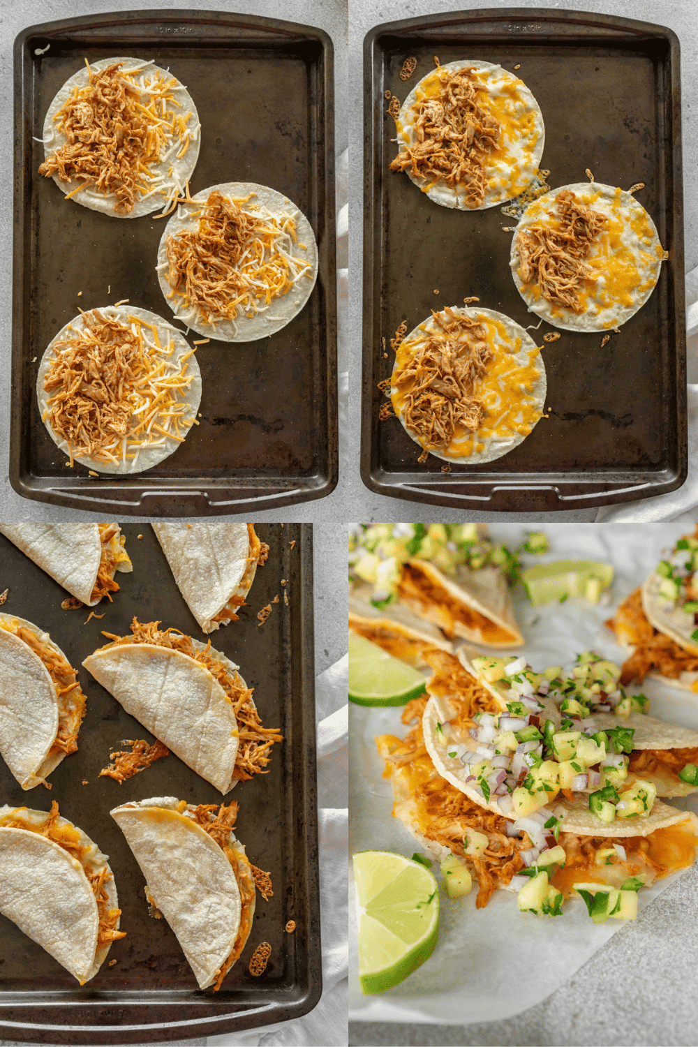 Baked Chicken Tacos Recipe - JZ Eats