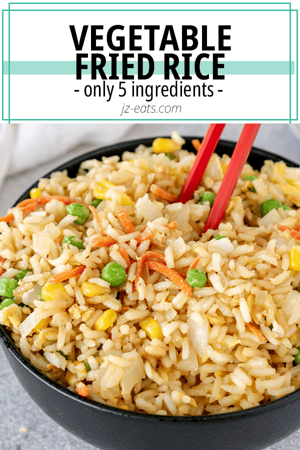 Veggie Fried Rice Recipe - JZ Eats