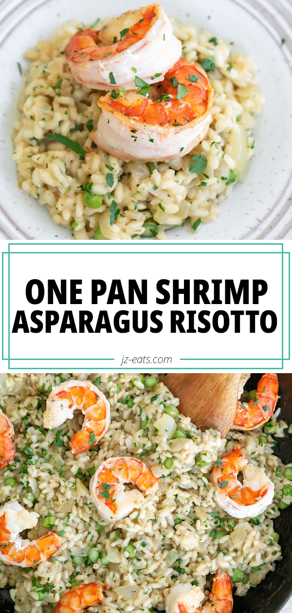 Shrimp Asparagus Risotto