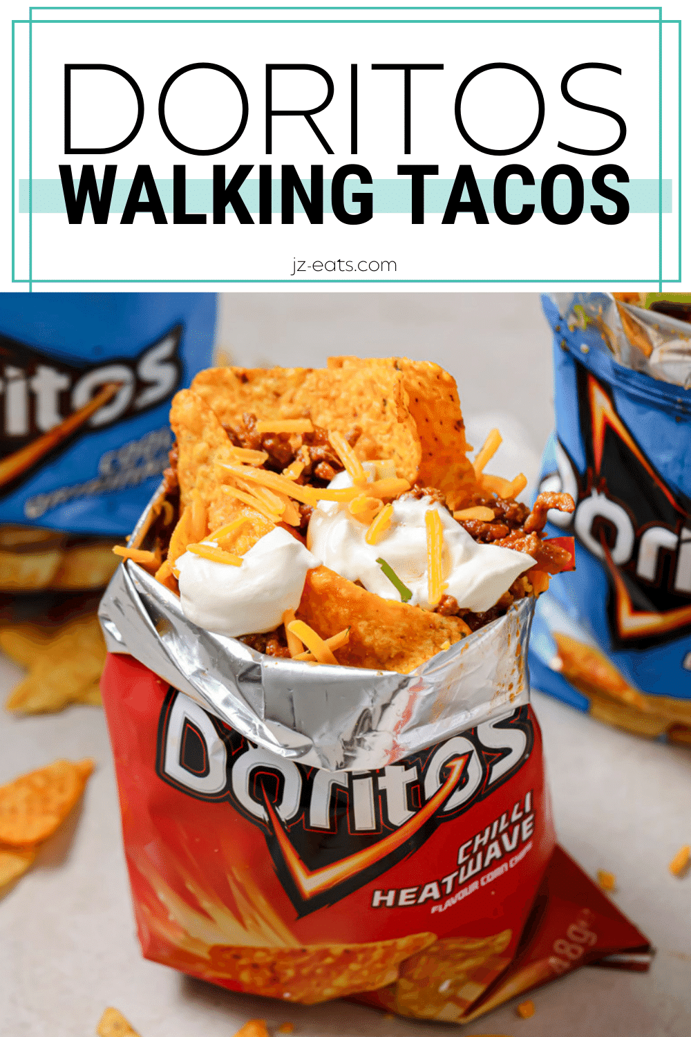 Easy Doritos Walking Taco Recipe - JZ Eats