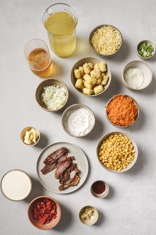 One Pot Creamy Roasted Corn Chowder Recipe - JZ Eats