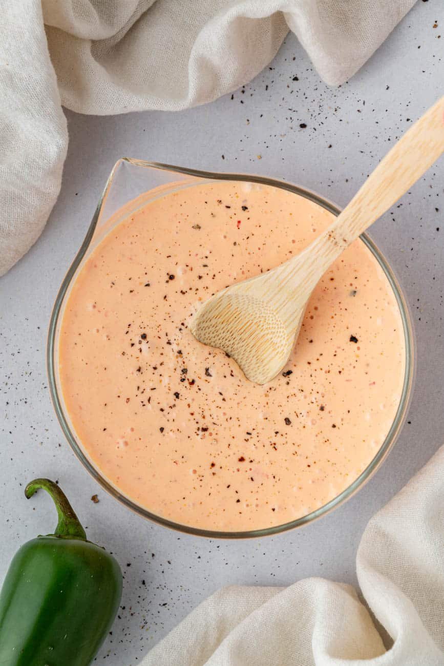 Creamy Baja Sauce Recipe (Taco Bell Copycat) - JZ Eats