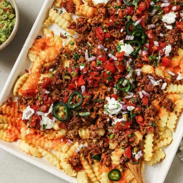 Loaded Taco Fries - JZ Eats