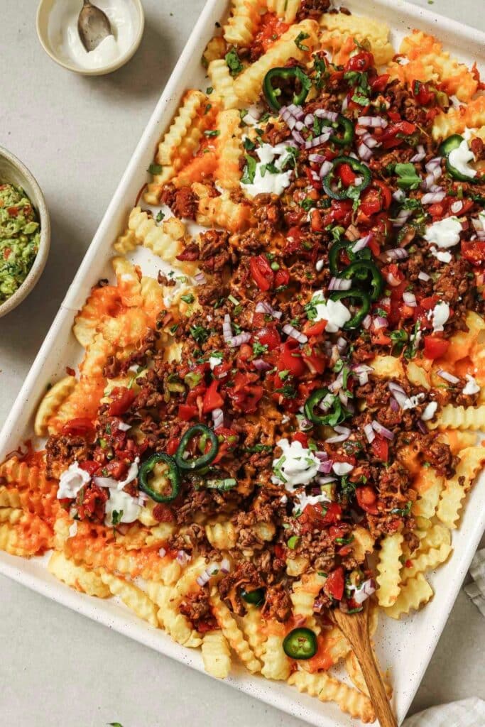 Loaded Taco Fries - JZ Eats