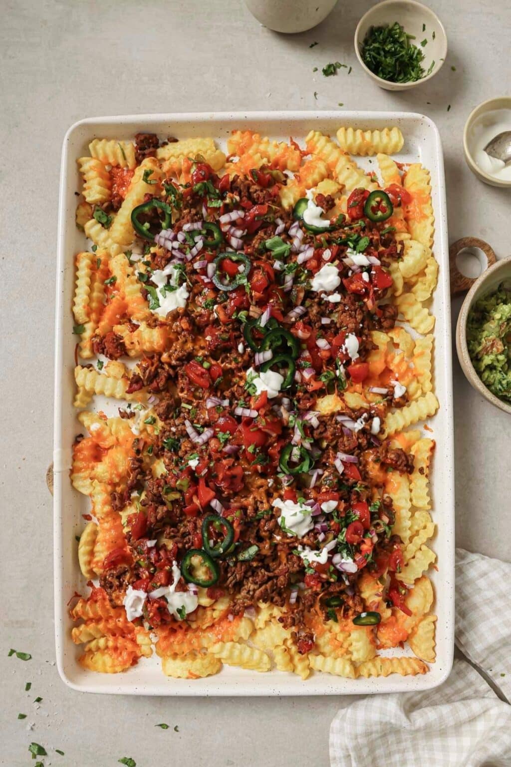 Loaded Taco Fries - JZ Eats