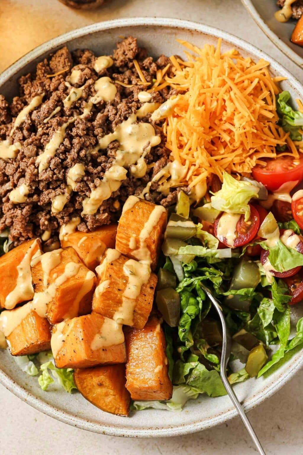 25 Minute Burger Bowl Recipe - JZ Eats