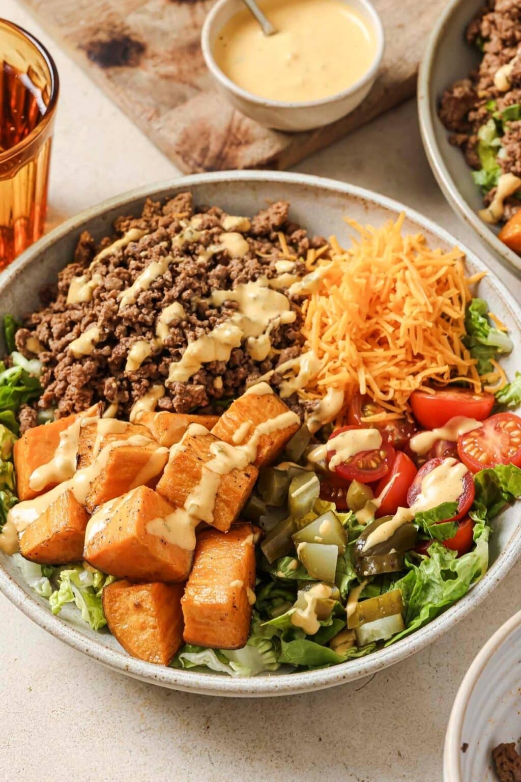 25 Minute Burger Bowl Recipe - JZ Eats