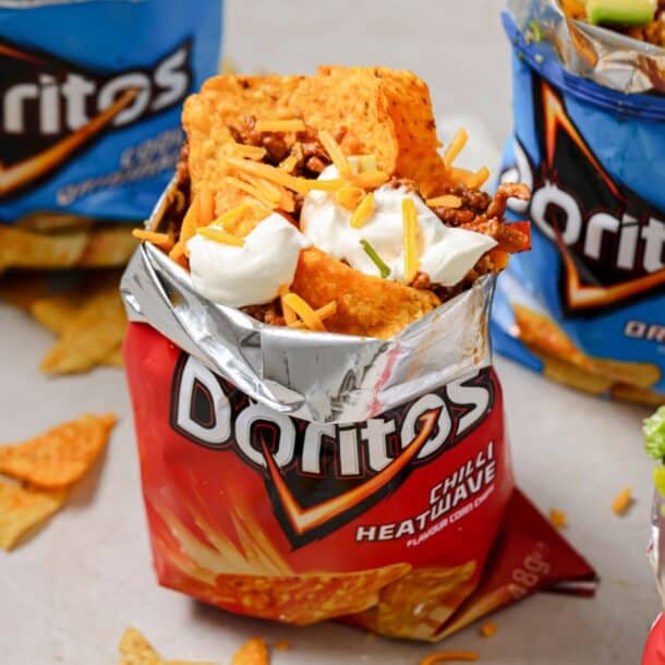 Easy Doritos Walking Taco Recipe - JZ Eats