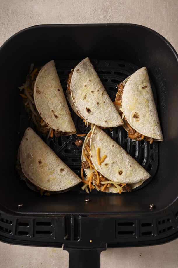 Crispy Air Fryer Tacos - JZ Eats